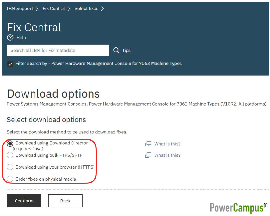 Download Options - PowerCampus 01