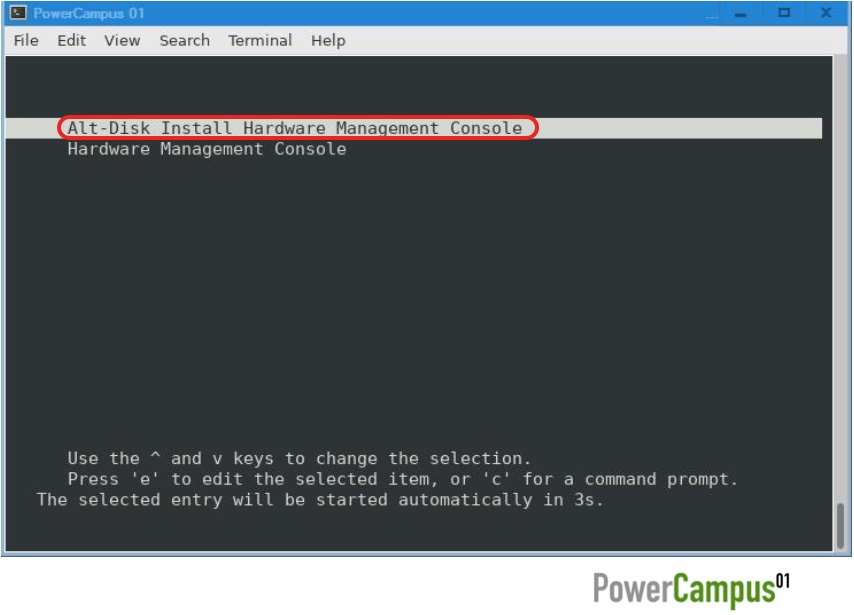Upgrade mit Network Images - PowerCampus 01