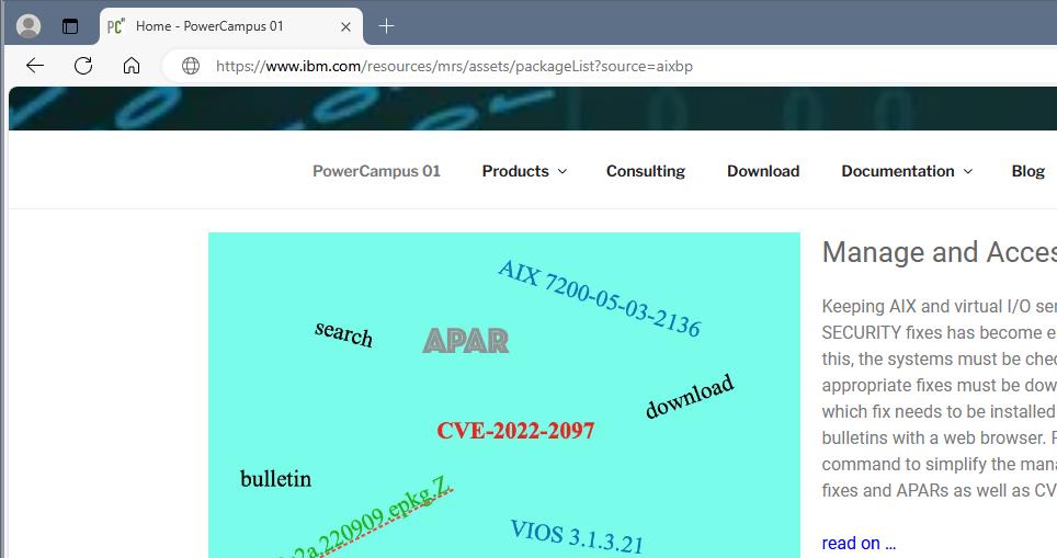 AIX Web Download Pack Programs - PowerCampus 01
